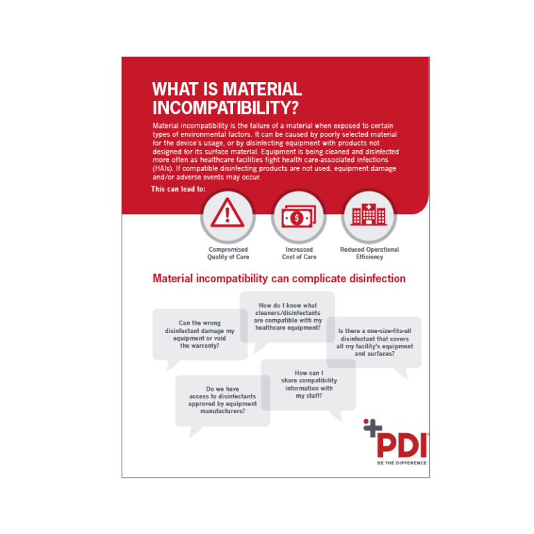 What is Material Incompatibility? | PDI Healthcare