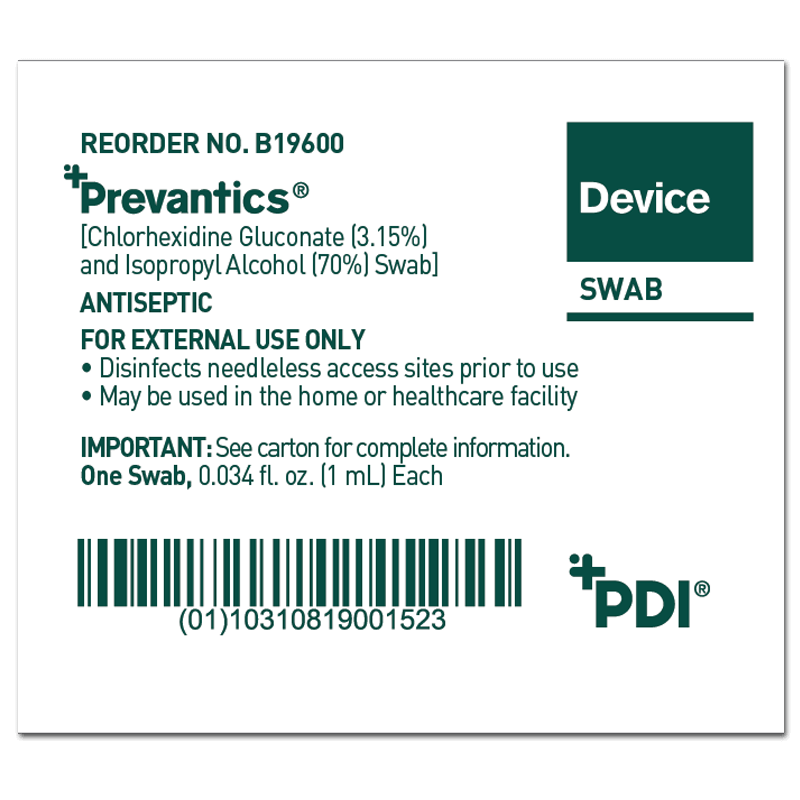 Prevantics® Device Swab & Strip | PDI Healthcare