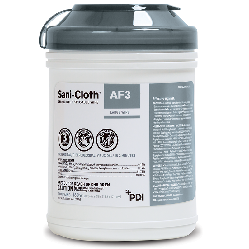 Sani-Cloth® AF3 Wipes | PDI Healthcare