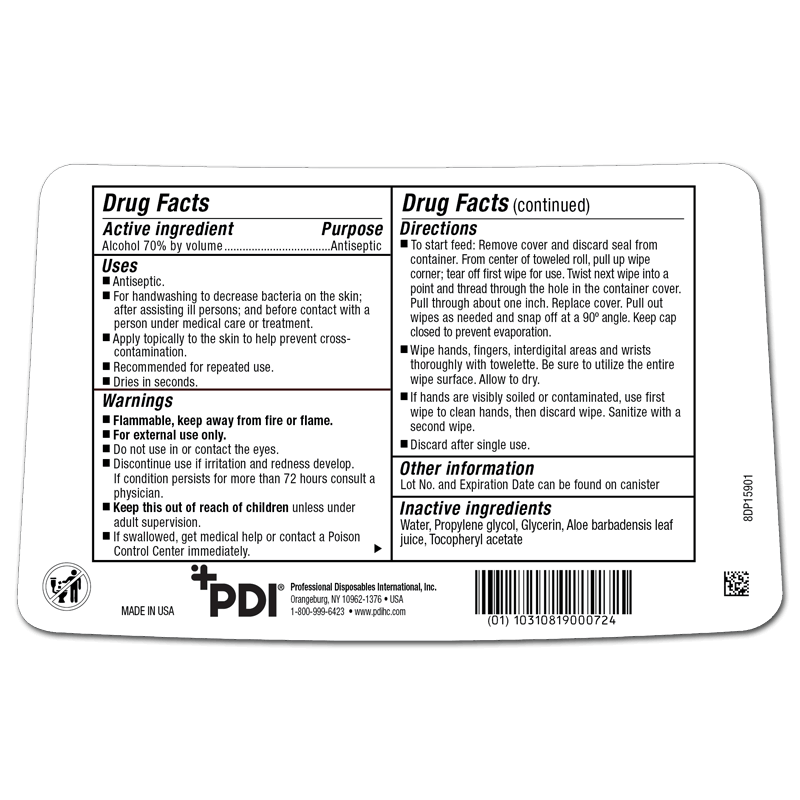 Sani-Hands® Instant Hand Sanitizing Wipes | PDI Healthcare