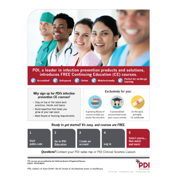 Create a FREE PDI Continuing Education Account - PDI Healthcare