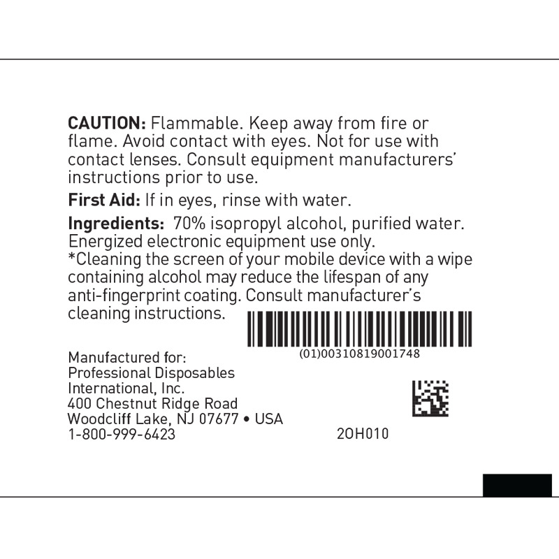 Easy Screen® Cleaning Wipe | PDI Healthcare